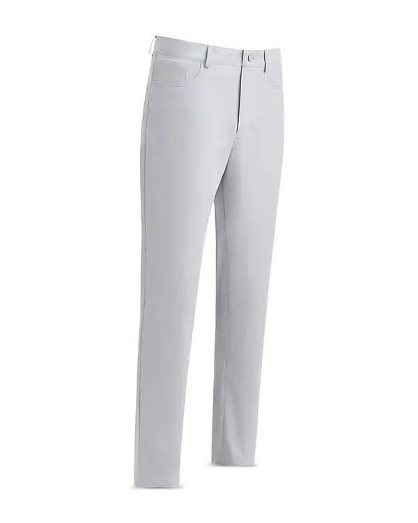 G/fore Tour Technical Stretch Slim Fit Pants - Nimbus