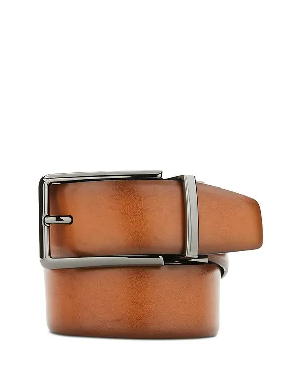 Bloomingdale'S Clean Reversible Belt Exclusive - Lugg/ Black