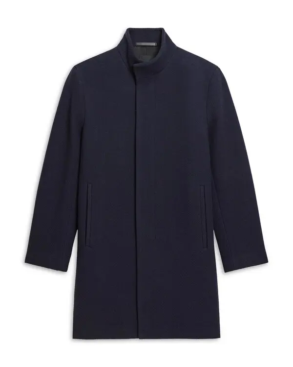 Theory Belvin Wool Coat - Baltic