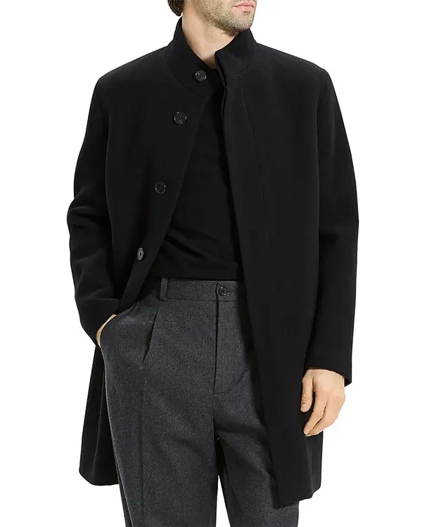 Theory Belvin Wool Coat - Black