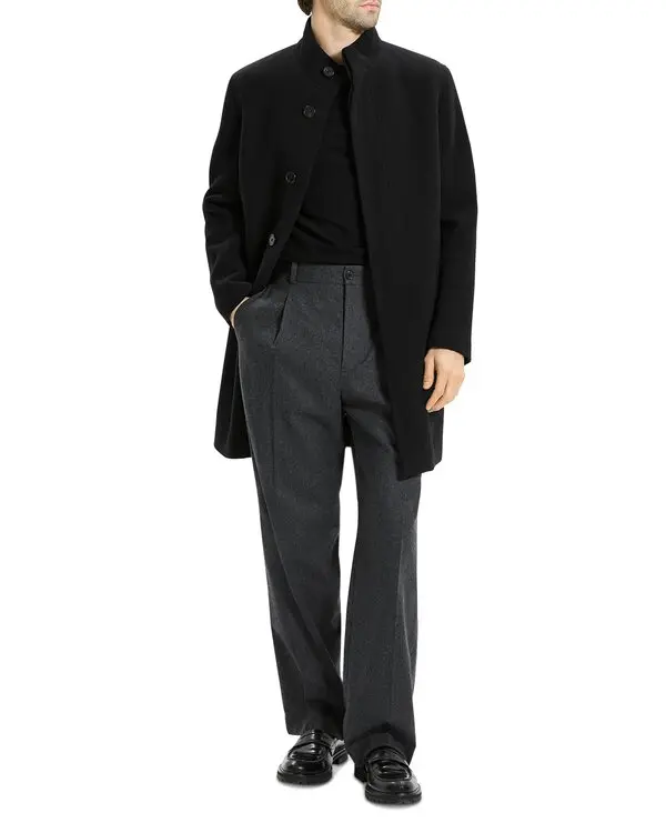 Theory Belvin Wool Coat - Black