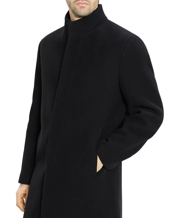 Theory Belvin Wool Coat - Black