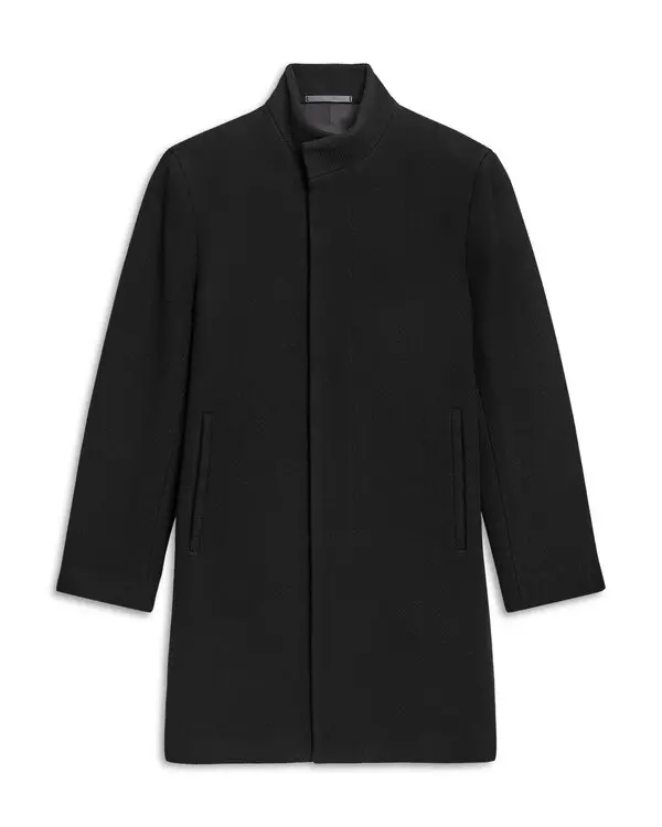 Theory Belvin Wool Coat - Black