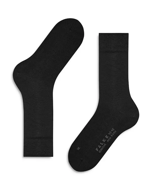 Falke Sensitive New York Crew Socks - Black