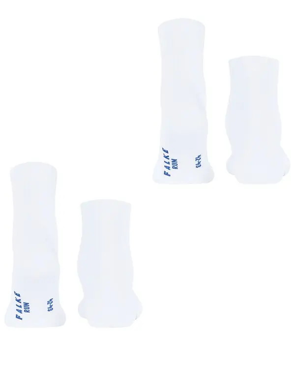Falke Run Cotton-blend Ankle Socks Pack Of 2 - White