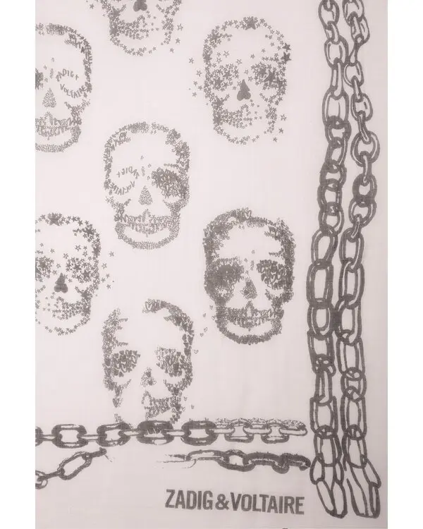Zadig&Voltaire Kerry Skull Scarf