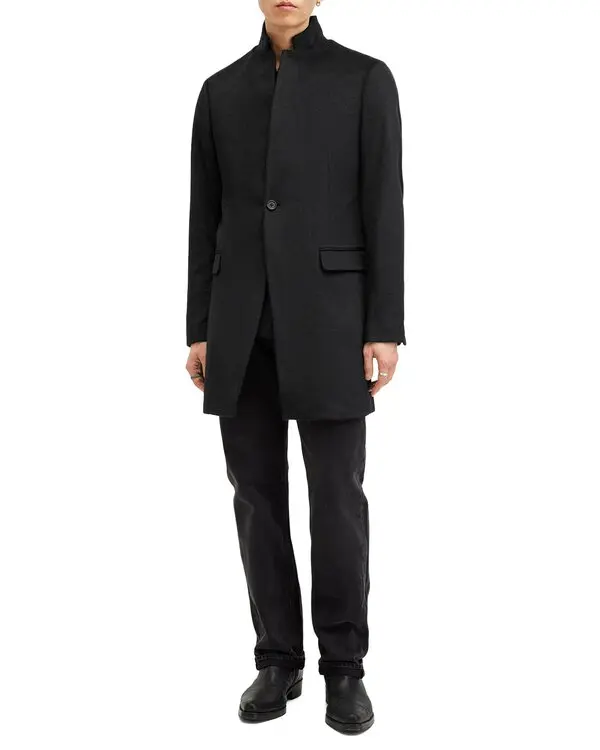 ALLSAINTS Hargrove Slim Fit Coat - Black