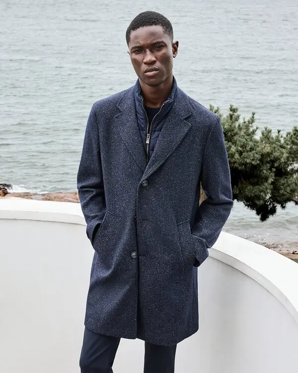 BOSS Hyde Slim Fit 2-in-1 Coat