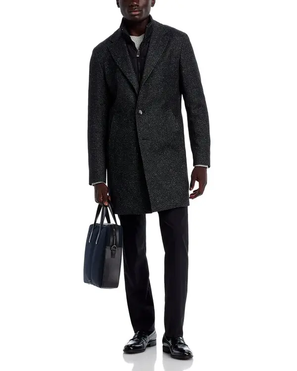 BOSS Hyde Slim Fit 2-in-1 Coat