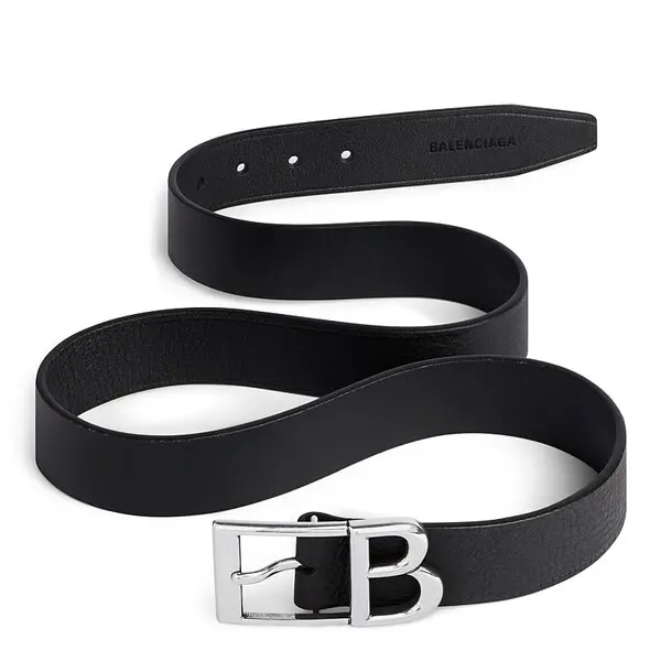 Balenciaga Classic B Belt - Black