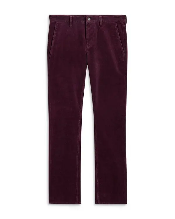 John Varvatos Hans Corduroy Pants - Dark Plum