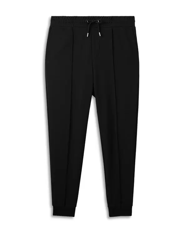 REISS Premier Interlock Drawstring Pants - Navy Blue