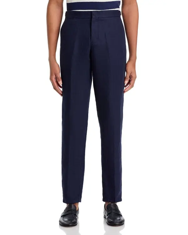 Orlebar Brown Griffon Linen Pants - Navy
