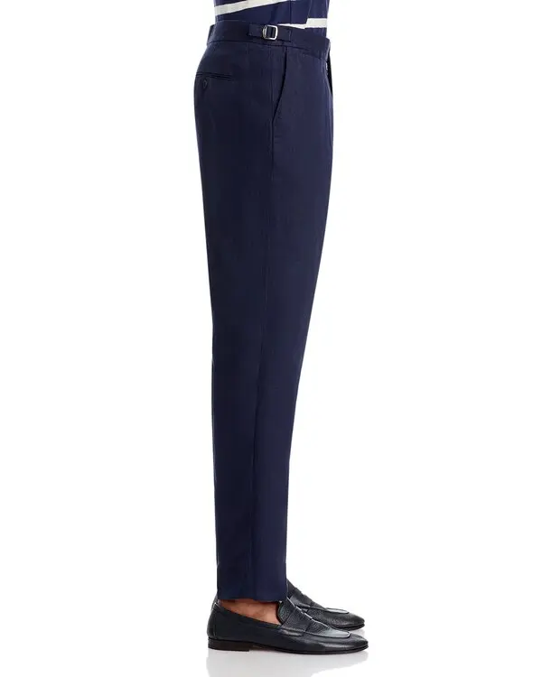 Orlebar Brown Griffon Linen Pants - Navy