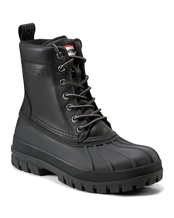 Hunter Southall Lace Up Boots - Black