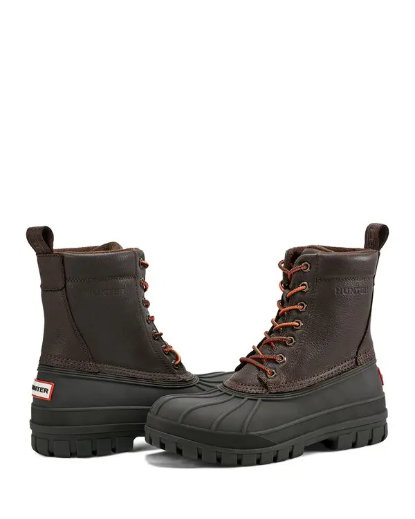 Hunter Southall Lace Up Boots - Dark Gray