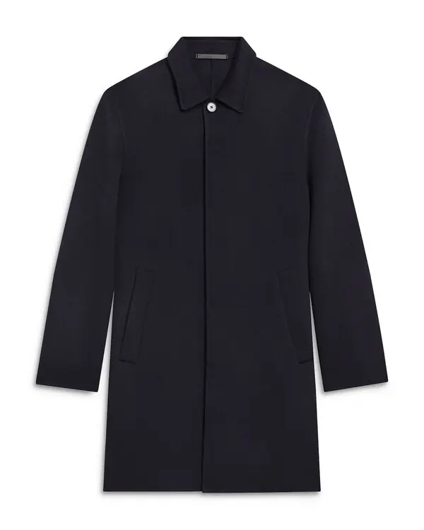 Theory Car Coat In Luxe New Divide - Baltic