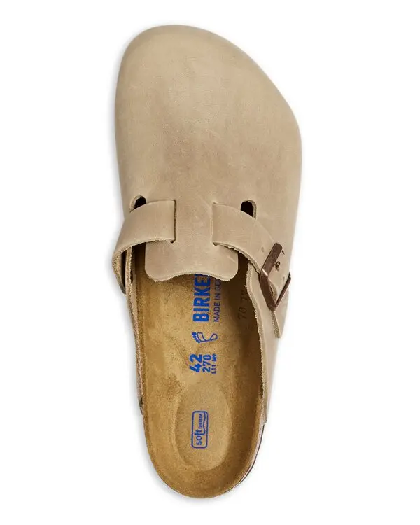BIRKENSTOCK Boston Clogs - Tobacco
