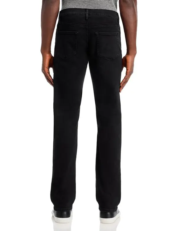 FRAME Jetset Modern Straight Fit Jeans - Black