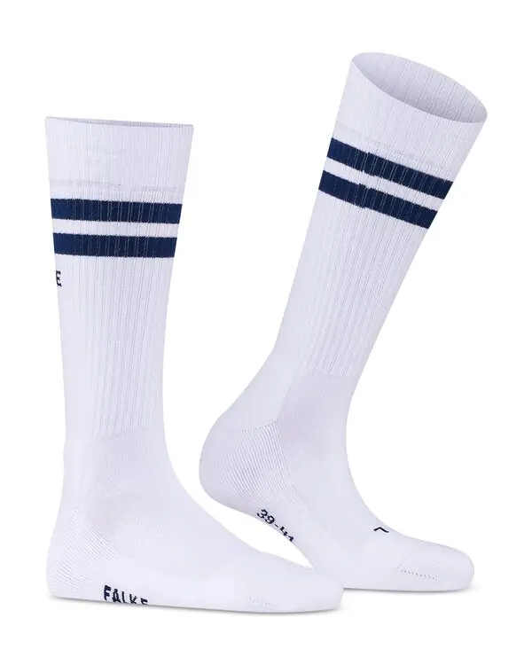 Falke Dynamic Cotton Blend Double Stripe Crew Socks