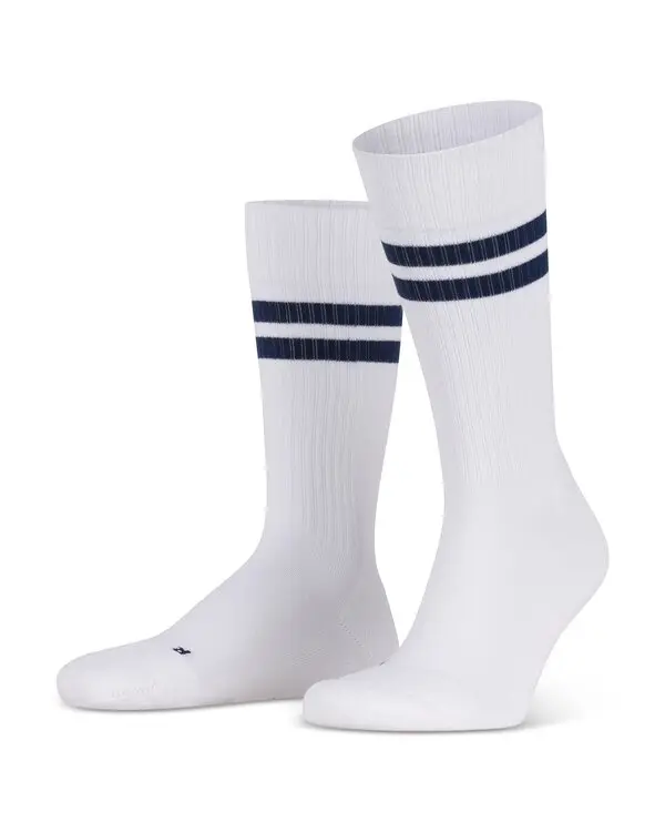 Falke Dynamic Cotton Blend Double Stripe Crew Socks