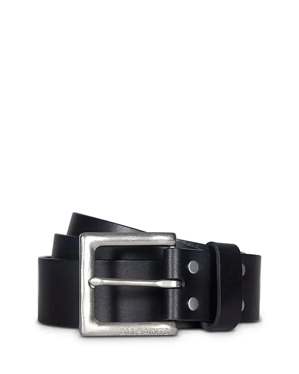 ALLSAINTS Leather Belt - Black