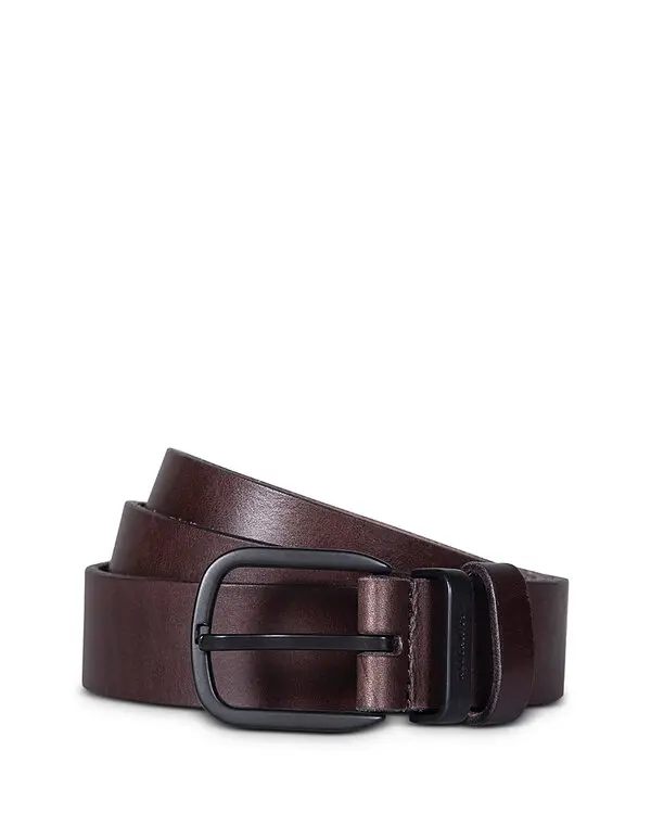 ALLSAINTS Leather Belt - Bitter Brown