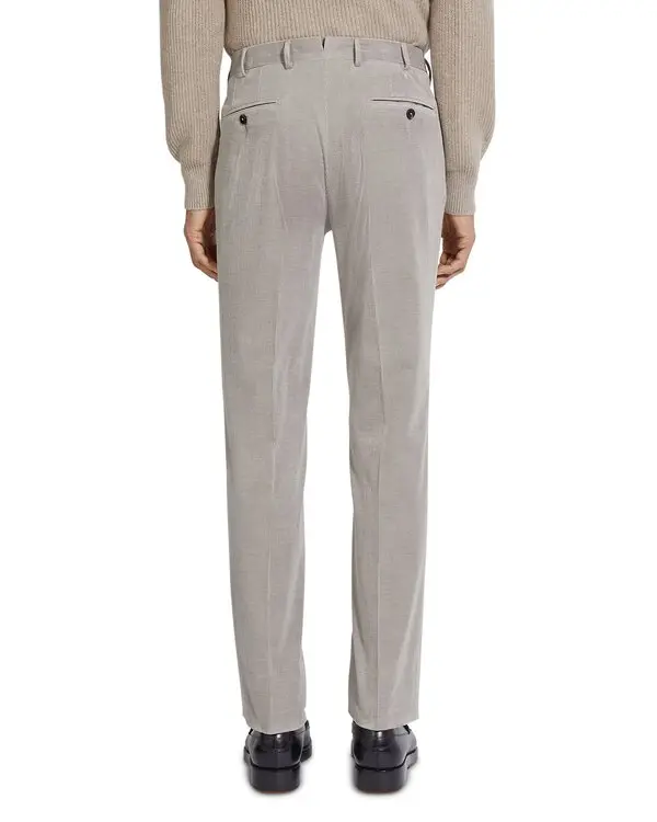 Zegna Cashco Corduroy Trousers - Light Taupe