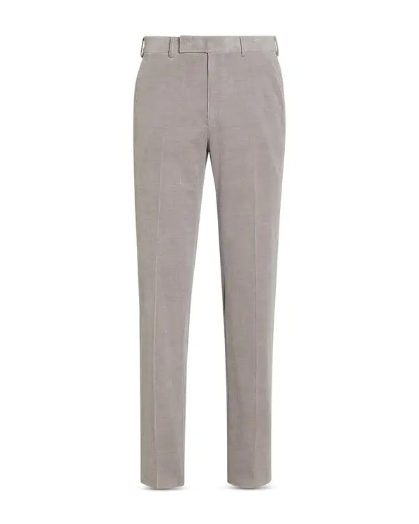 Zegna Cashco Corduroy Trousers - Light Taupe