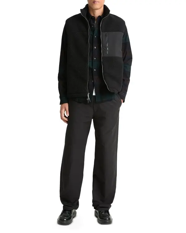 Vince Teddy Fleece Zip-up Vest