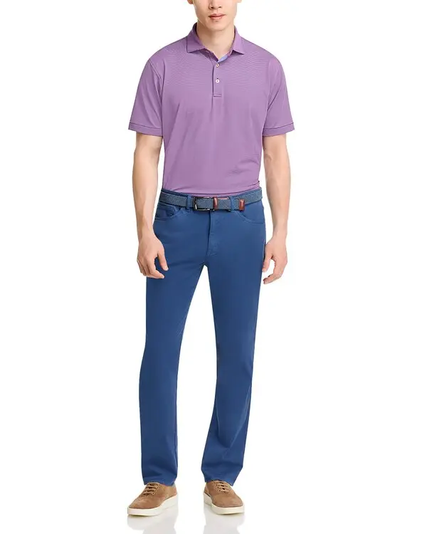 Peter Millar Signature Sateen Five-pocket Pants - Navy