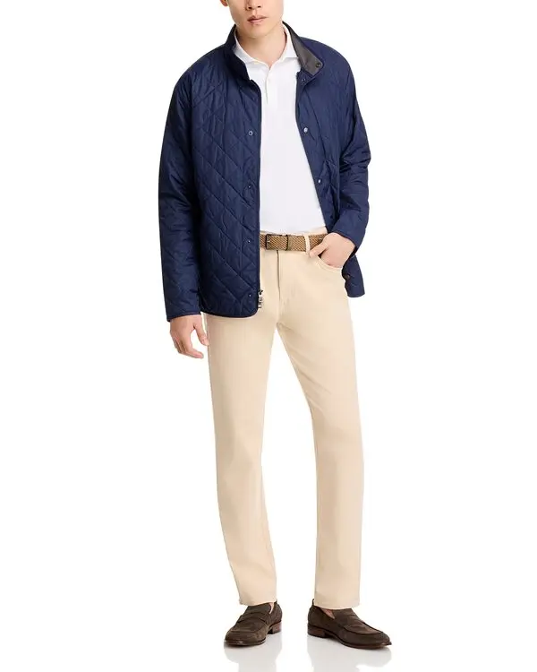 Peter Millar Signature Sateen Five-pocket Pants - Sand