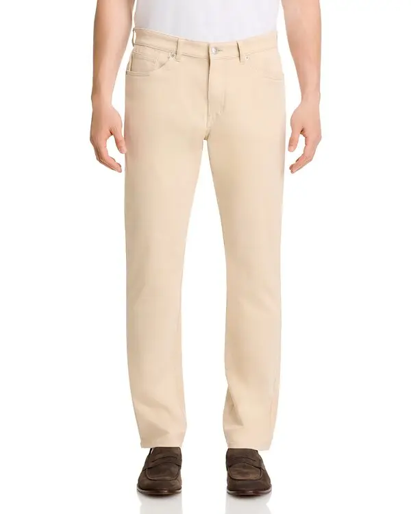 Peter Millar Signature Sateen Five-pocket Pants - Sand