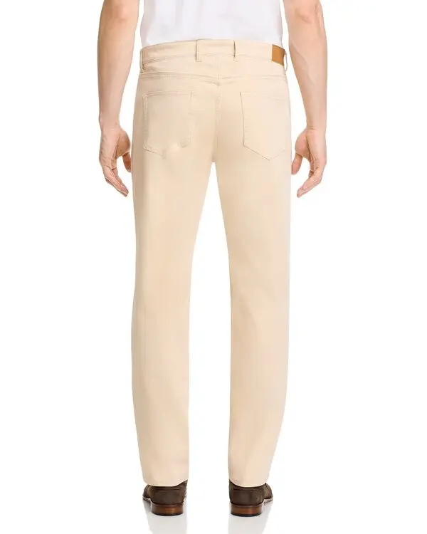 Peter Millar Signature Sateen Five-pocket Pants - Sand