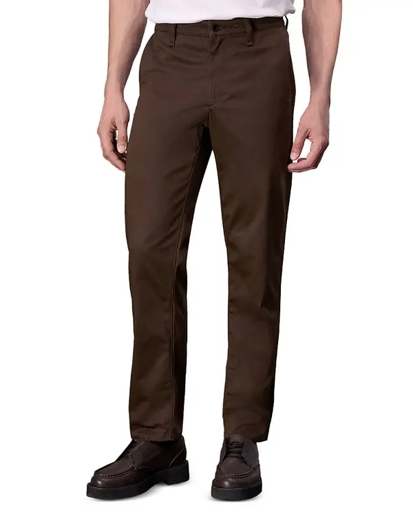 Rag & Bone Slim Fit Standard Chinos - Dark Brown