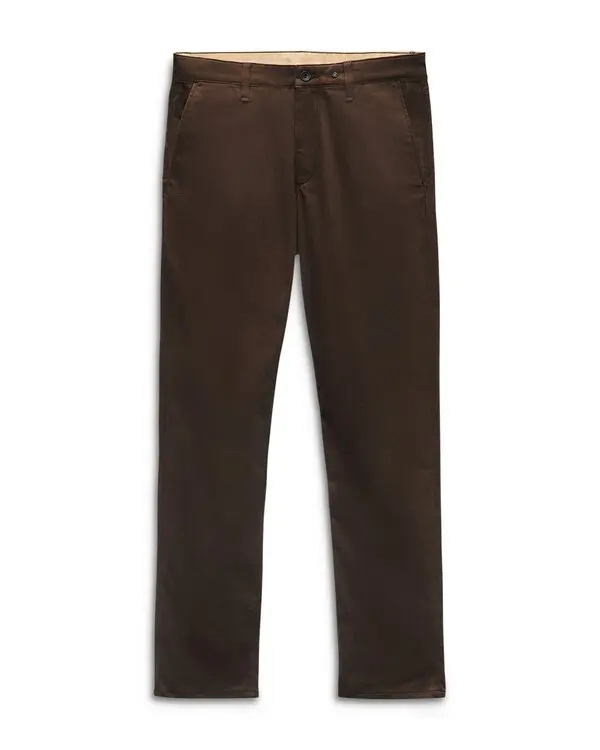 Rag & Bone Slim Fit Standard Chinos - Dark Brown