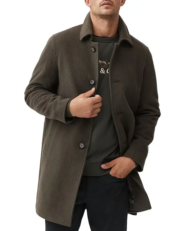 Rodd & Gunn Westgate Button-front Coat - Olive