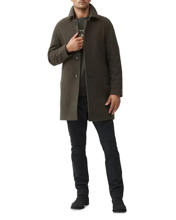 Rodd & Gunn Westgate Button-front Coat - Olive