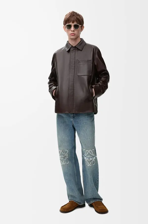 Loewe Overshirt In Deerskin