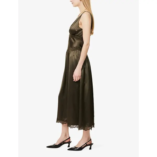reformation stasia silk dress Reformation Stasia Silk Dress by Reformation