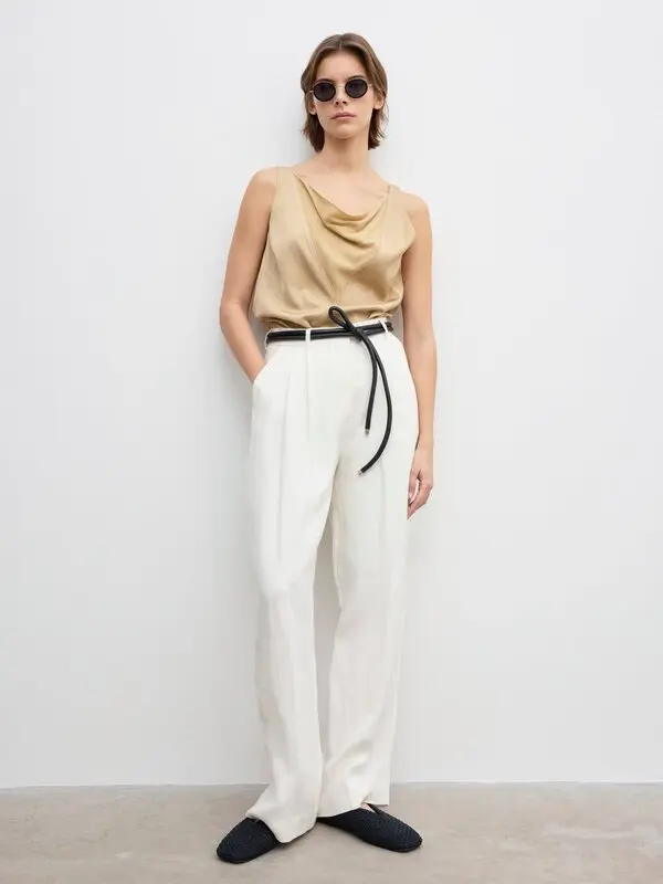 HOUSE OF DAGMAR Rope Leather Belt