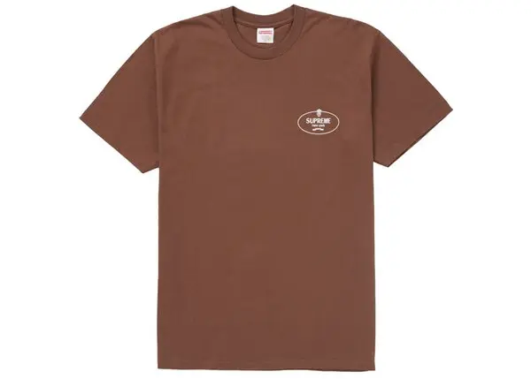 Supreme Crest Tee Shirt - Brown
