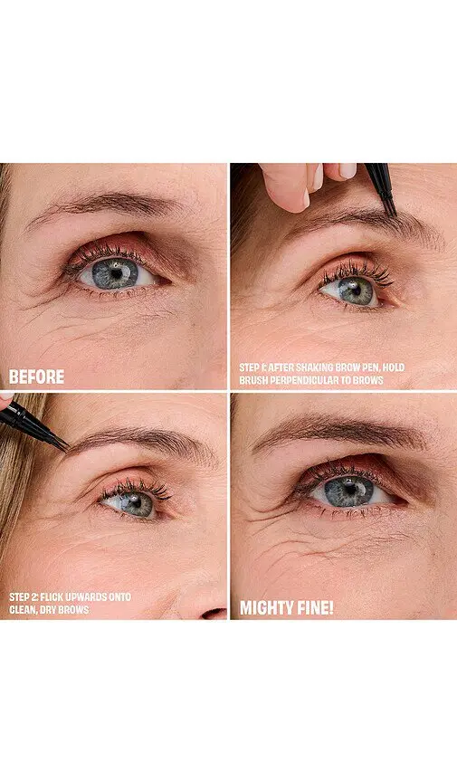 BENEFIT COSMETICS Mighty Fine Brow Pen In - 4.5 Neutral Deep Brown