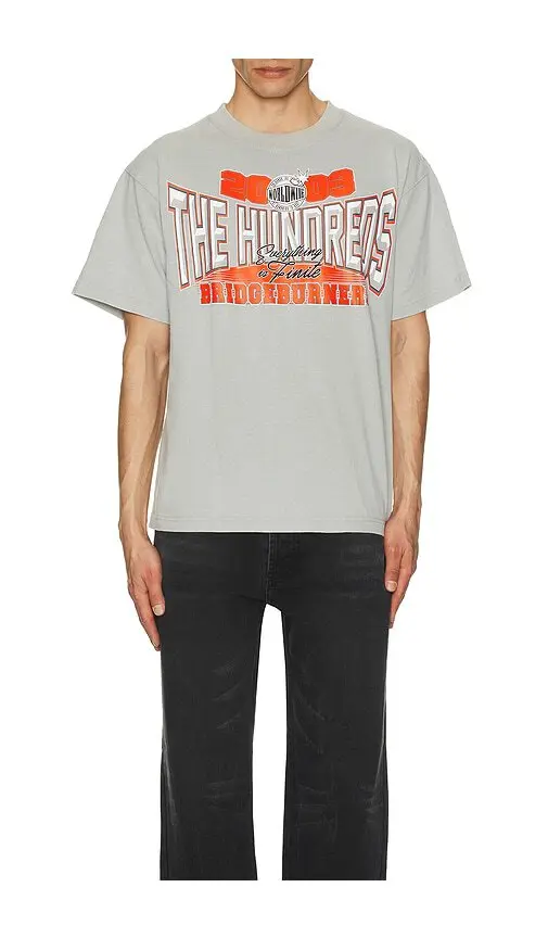 THE HUNDREDS Finite Champs Tee In Grey
