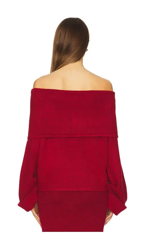 SNDYS. Quinn Off The Shoulder Jumper