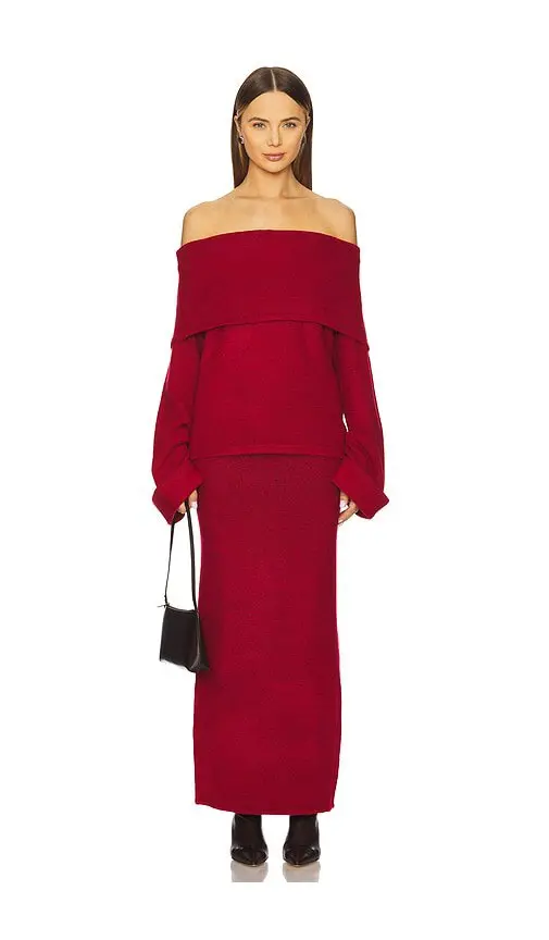 SNDYS. Quinn Off The Shoulder Jumper