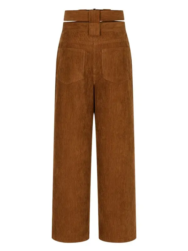 STUDIO TOMBOY Corduroy Trousers - Brown
