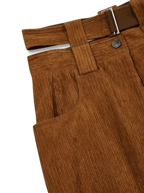 STUDIO TOMBOY Corduroy Trousers - Brown