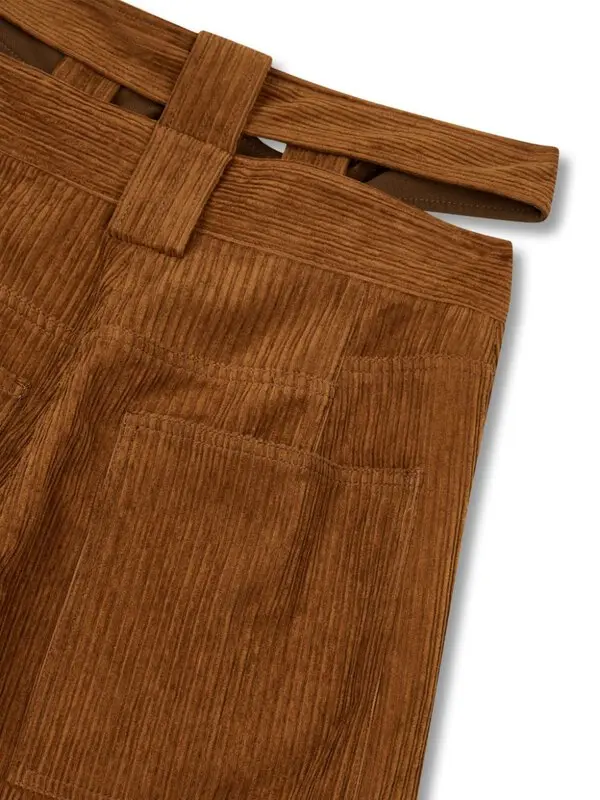 STUDIO TOMBOY Corduroy Trousers - Brown