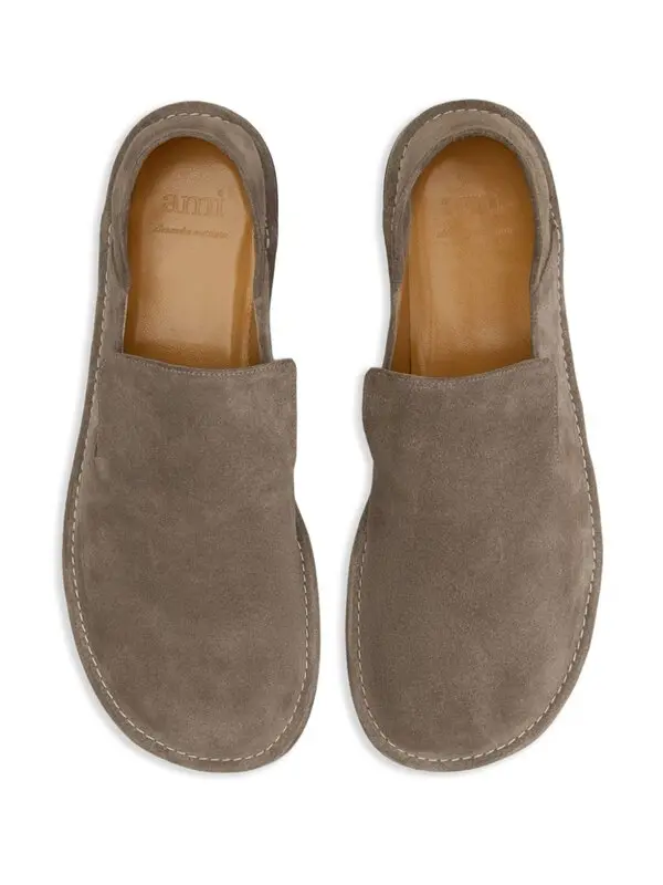 Ami Suede Slippers - Neutrals